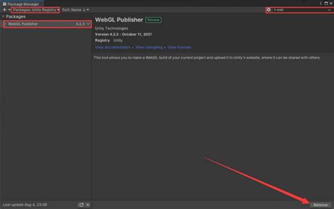 Unity使用webgl发布项目和注意事项 哔哩哔哩