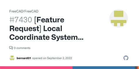 Feature Request Local Coordinate System Placement Detached With 3