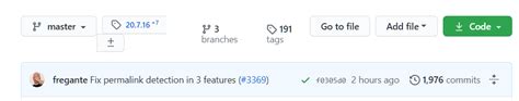 Latest Commit Design Updates And Default Branch Button · Issue 3370 · Refined Githubrefined