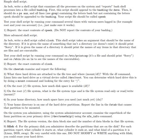 Solved Please Give Me The Details Of Command Used And The Chegg Com