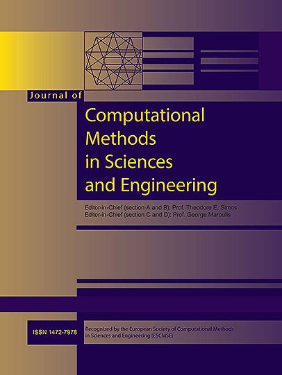 Journal Of Computational Methods In Science And Engineering All Issues