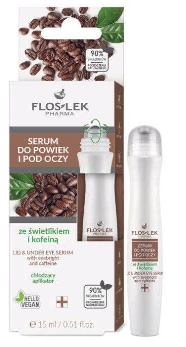 Floslek Serum Pod Oczy Świetlik Kofeina Roll On Regeneracja Zmęczenie