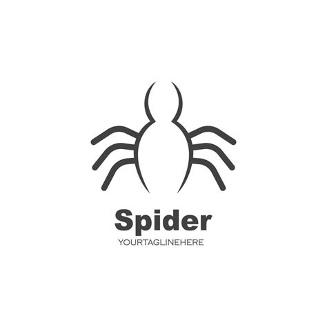 Spider Logo Vector Illustration 22096059 Vector Art At Vecteezy