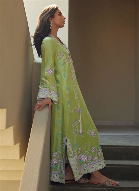 Long Silk Kaftan Dresses Online With Stylish Designs Fta