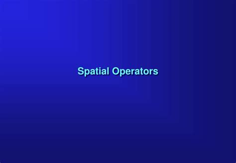 Ppt Object Relational Model Spatial Queries Powerpoint Presentation Free Download Id670238