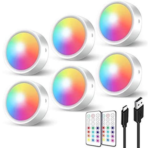 Color Changing Puck Lights Add Ambiance To Any Room