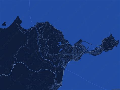 Ceuta Dark Blue Vector Map [1 20k] Boundless Maps
