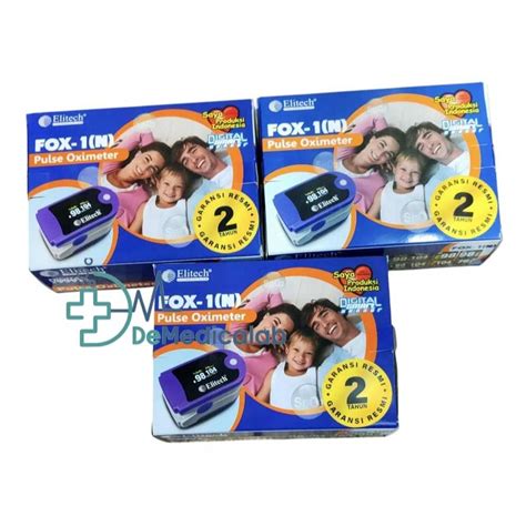 Jual Pulse Oxymeter Elitech Fox 1 Original Alat Saturasi Oksigen O2 Oxygen Fox 1 Shopee Indonesia