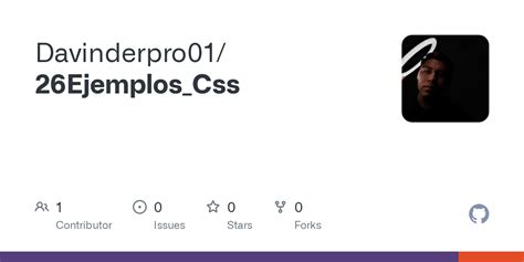 Github Davinderpro Ejemplos Css