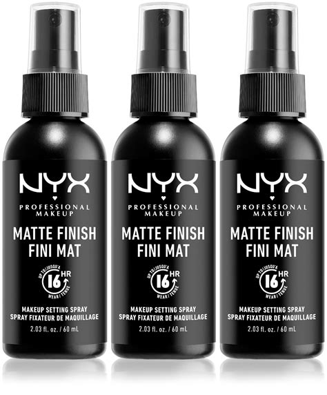 Makeup Setting Spray Set Nyx Professional Makeup Matte Finish Long