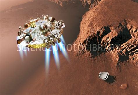 Schiaparelli Edm Lander At Mars Artwork