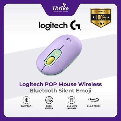 Logitech Pop Mouse Daydream Mint Mouse Wireless Bluetooth Silent E Sultan Store
