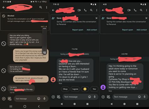 Separate Numbers Separate Texts To My Partner And I Same Day