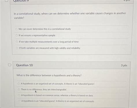 Solved Question In A Correlational Study When Can We Chegg Com