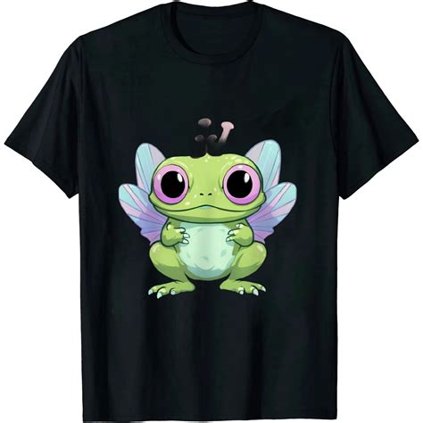 Comio Uwu Meme Cottagecore Aesthetic Cute Fairy Frog Mushroom T Shirt