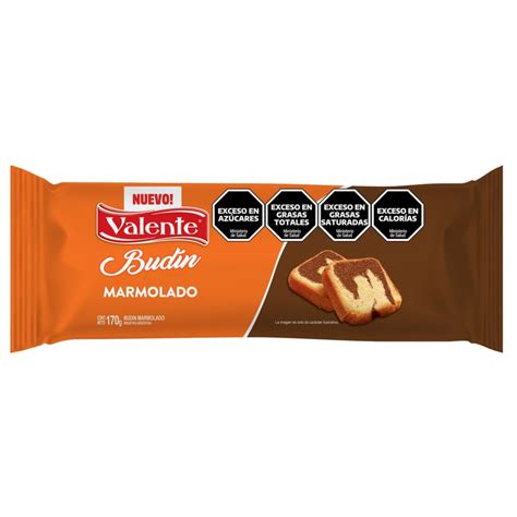 Budín Marmolado 170 Grs Valente Disco
