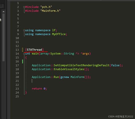 C Clr Windows 窗体 Mdi 应用程序多线程问题windows窗口程序mdi Csdn博客