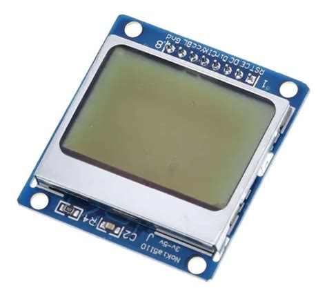 Display Lcd 5110 84x48 Azul Para Nokia E Projetos Arduino