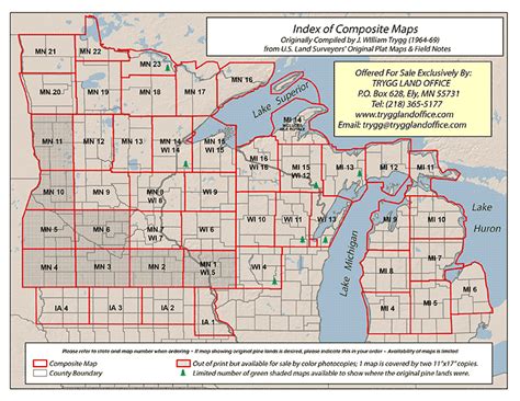 All Maps Mn Wi Mi Ia Sd Trygg Historical Maps