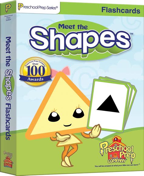 Meet The Shapes Flashcards Kathy Oxley Preschool Prep Company