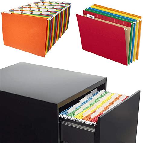 File Folder Tabs 100 200 Sets Hanging File Folder Tabs With Inserts For Hanging Folders 2 Inch