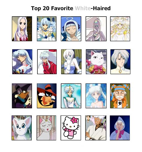 Cartoon Characters With White Hair 2025 Hairstyles Ideas