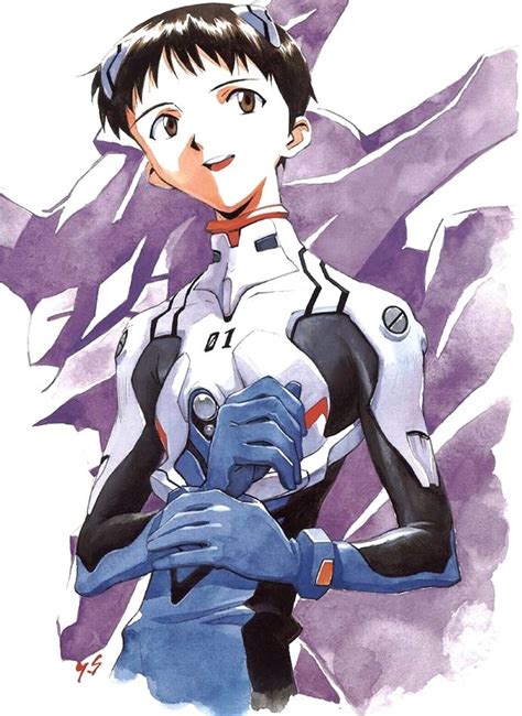 Shinji Ikari Series Neon Genesis Evangelion Birthday June 6 Neon