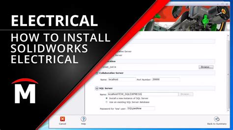 SOLIDWORKS Electrical Installation YouTube
