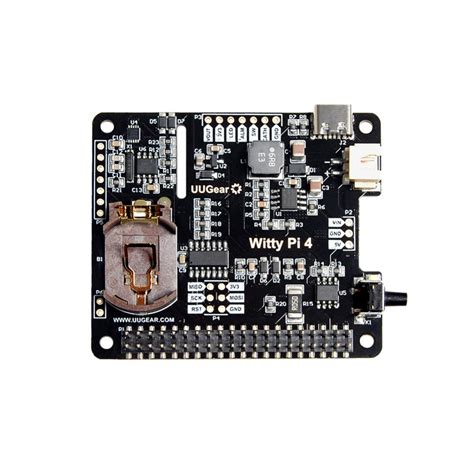 Köp Witty Pi 4 Rtc Och Strömhantering För Raspberry Pi Till Rätt Pris Electrokit