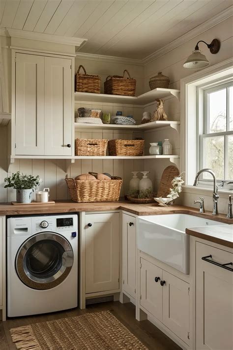 The Best 30 Kitchen Layouts With A Washing Machine Stylish