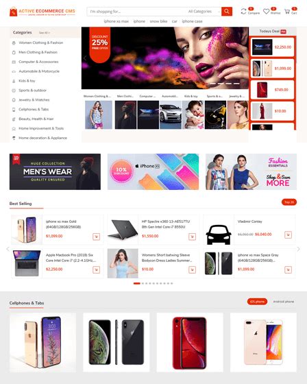 Active Ecommerce Cms Online Marketplace Php Script Inkthemes