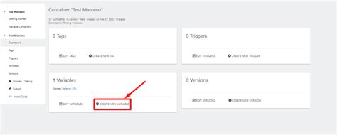 How To Configure The Tracking Url And Id Site In Matomo Tag Manager