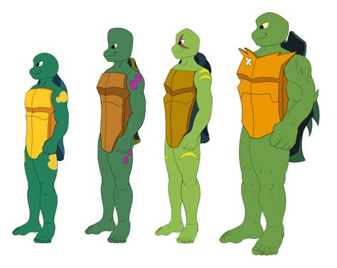 Turtle Vs Turtle 2018 Nude Flat By Darkshiner8 On Deviantart