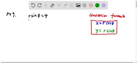 SOLVED Graph the curve defined by the function r sinθ Identify the