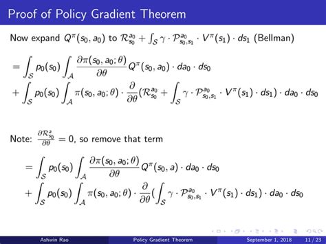 Policy Gradient Theorem Pdf