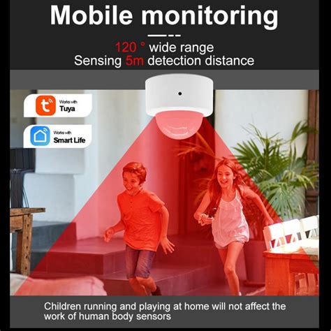 Tuya ZigBee Motion Sensor PIR Automation Human Sma Vicedeal