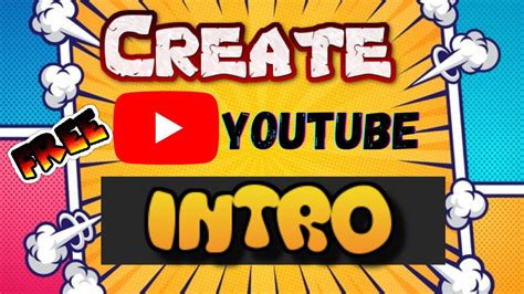 HOW TO MAKE A YOUTUBE INTRO ONLINE FREE ONLINE INTRO MAKER YouTube