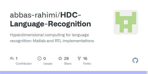 Github Abbas Rahimihdc Language Recognition Hyperdimensional Computing For Language