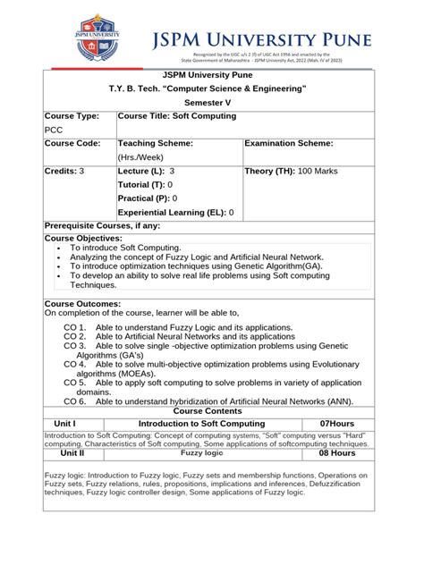 Soft Computing Pdf Fuzzy Logic Genetic Algorithm