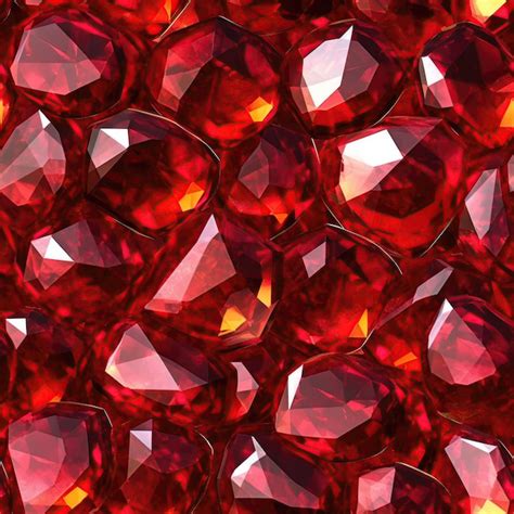 Premium Ai Image One Shine Ruby Macro Beautiful Texture Tile Seamless Background Generative Ai