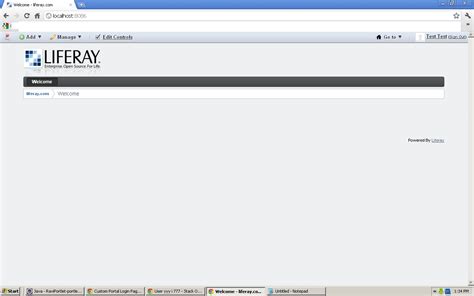 How To Display Custom Page On Liferay Startup Stack Overflow
