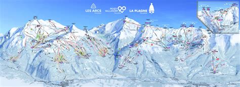 Paradiski Ski Map Ski Map Master