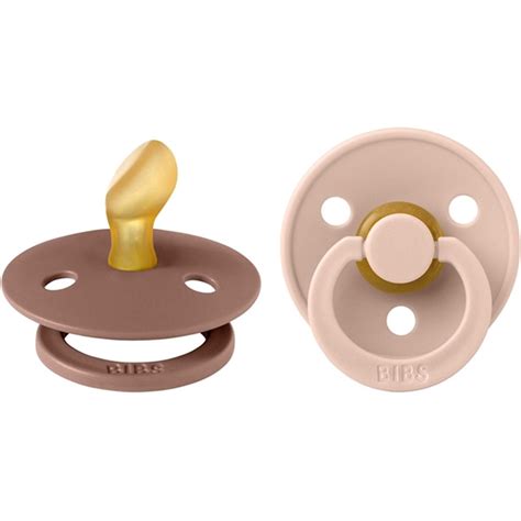 Bibs Colour Latex Anatomical Pacifier 2 Pack Blushwoodchuck