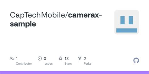 Github Captechmobilecamerax Sample