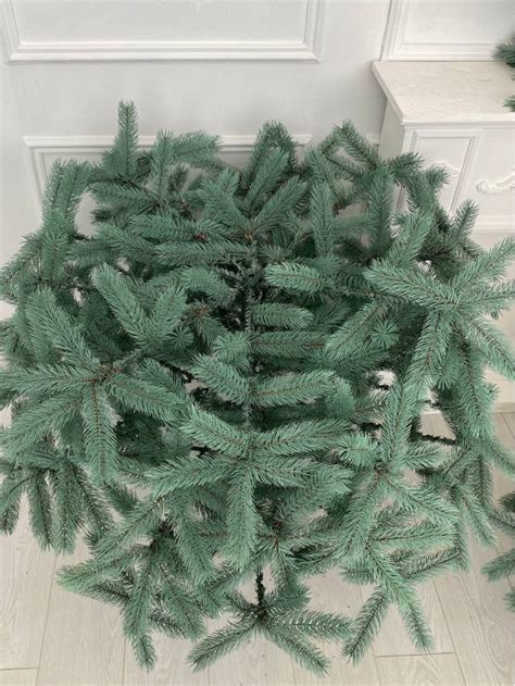 Ялинка лита штучна 1 5 м Буковельська блакитна фото відгуки характеристики в інтернет