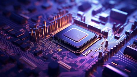 Exploring The Intricate Details Of A Modern Microprocessor On A Circuit