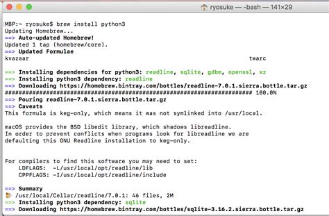MacでPythonを使って機械学習を学ぶための環境構築 blog ドキュメント
