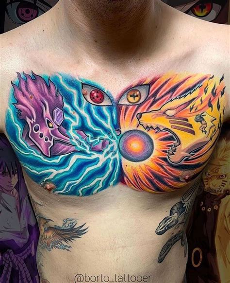 Anime Chest Tattoo Ideas