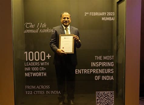 Hurun India Award For V P Nandakumar Nationalheraldnews Com