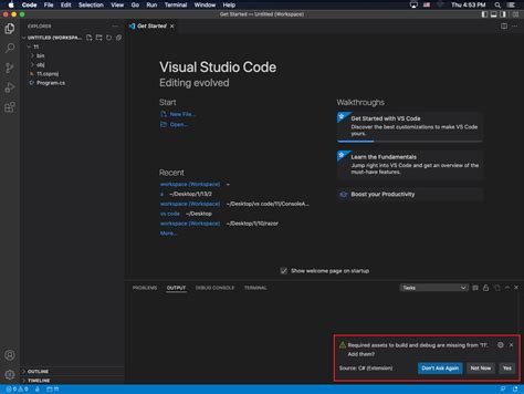on mac intel with sdk 3 1 420 x64 and latest c extension 1 25 0 installed debugging 3 1